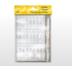 HP10W White Tags - ZETAGS